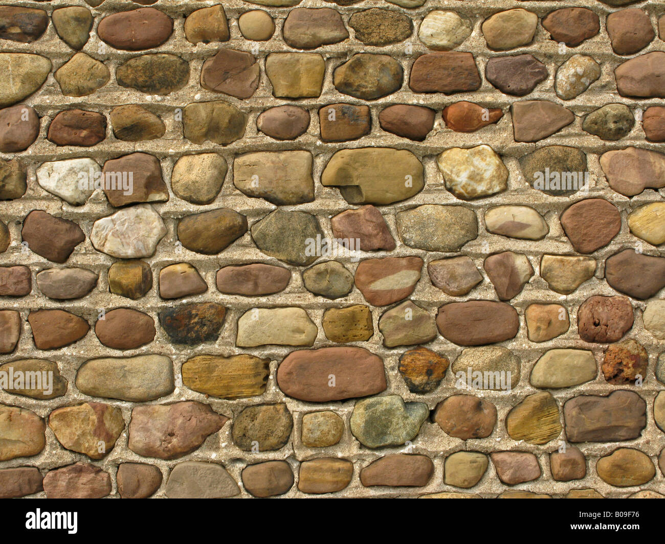 Section of a wall on a cobblestone house Stock Photo - Alamy