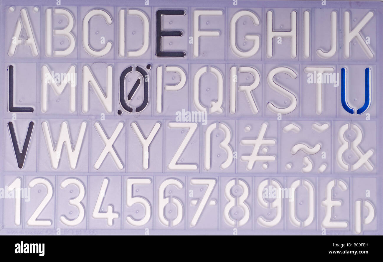 Plastic alphabet letters and numbers hi-res stock photography and ...