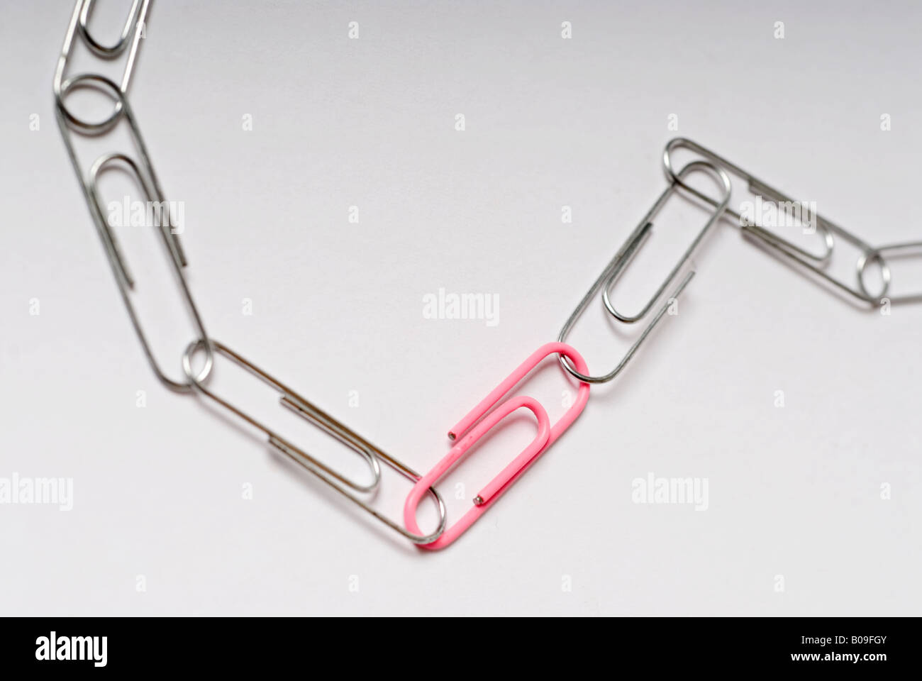 Paperclip chain hi-res stock photography and images - Alamy