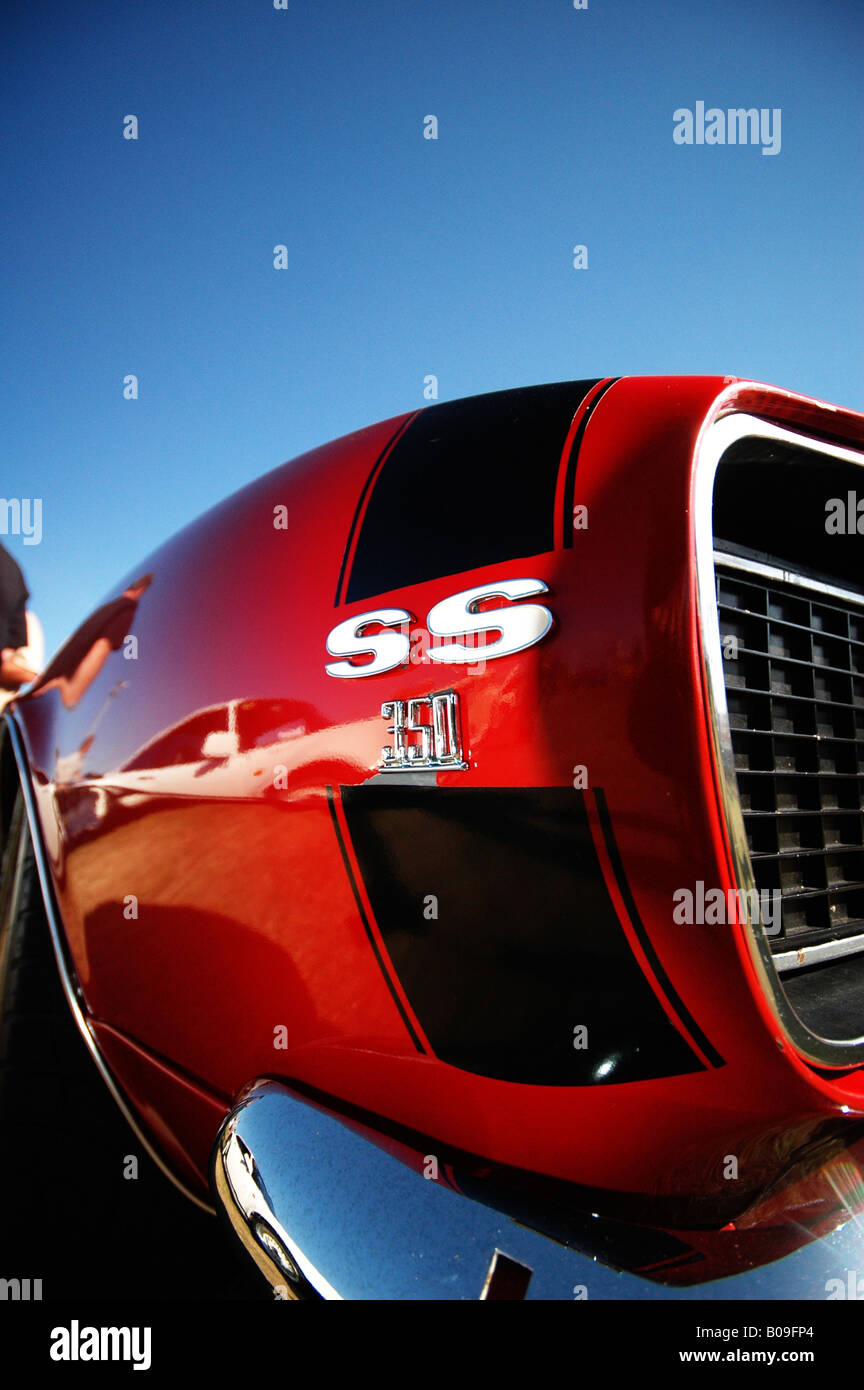 red SS muscle car Stock Photo - Alamy