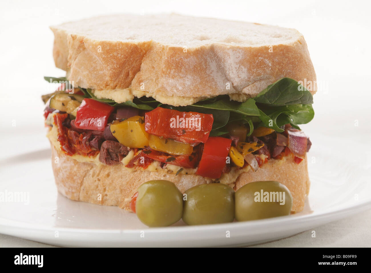 A deliciously prepared sandwich Stock Photo - Alamy