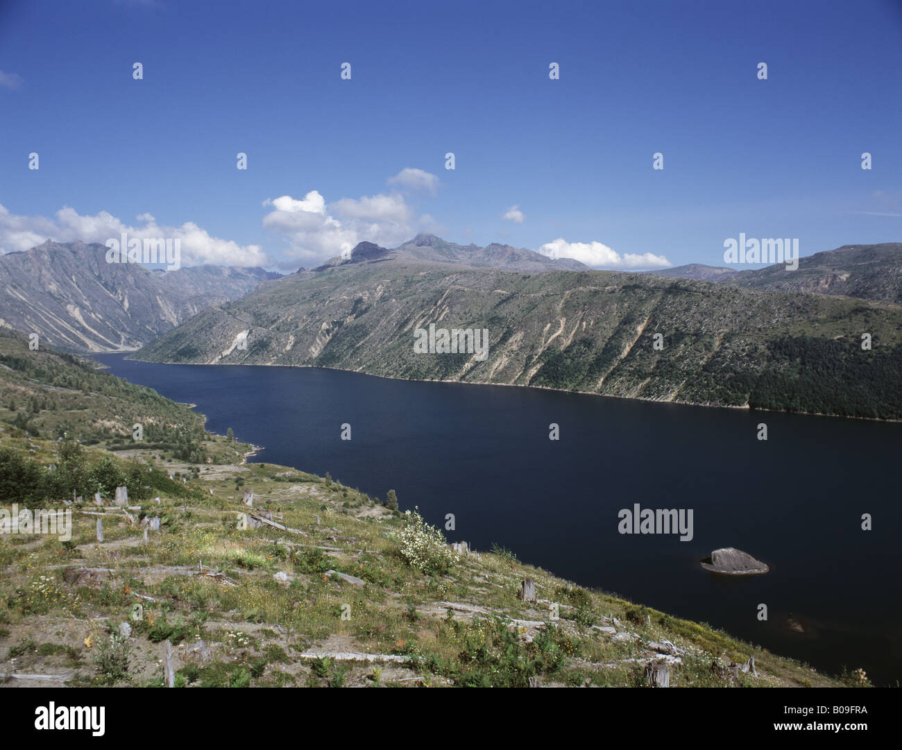 Landscape COLDWATER LAKE USA Stock Photo - Alamy