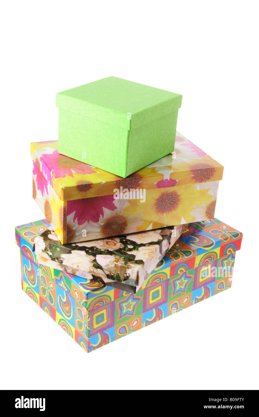 Stack of Gift Boxes Stock Photo - Alamy