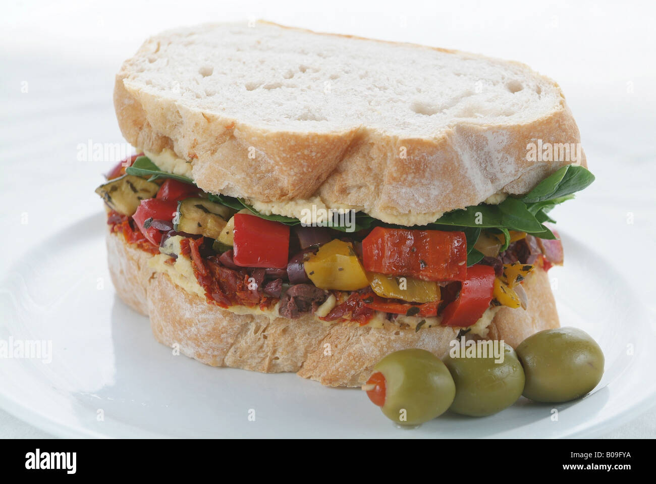 A deliciously prepared sandwich Stock Photo - Alamy
