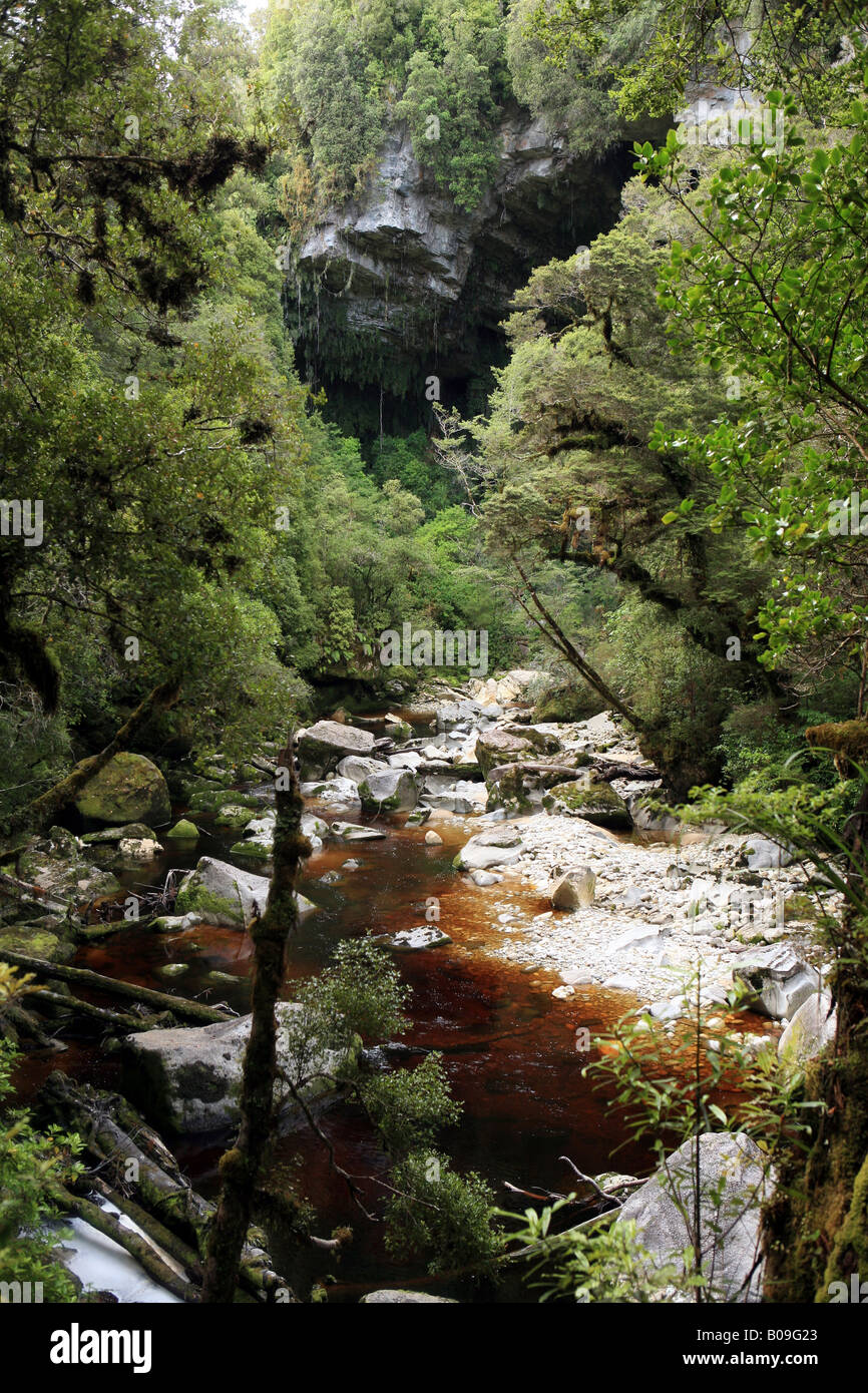 Oparara Arch in Oparara basin Stock Photo - Alamy