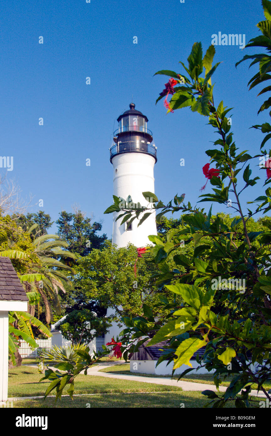 The historic Key West Lighthouse Key West Florida USA Stock Photo - Alamy
