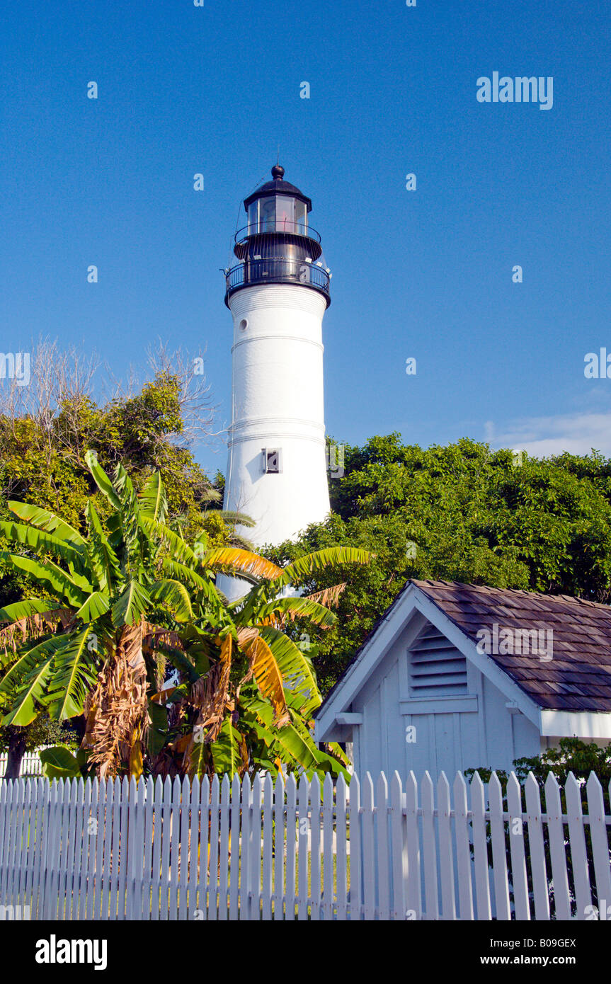 The historic Key West Lighthouse Key West Florida USA Stock Photo - Alamy