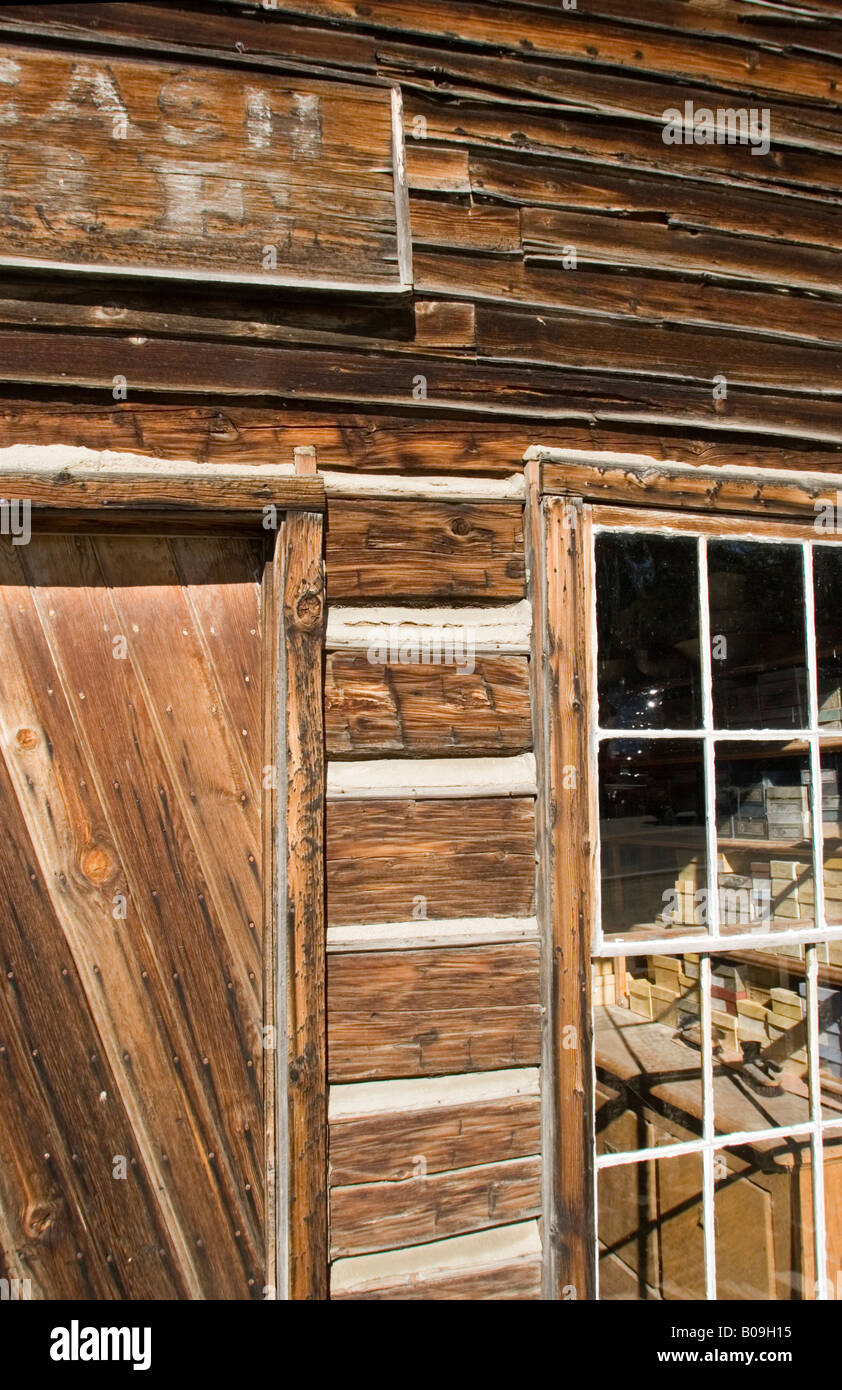 victorian era store front in ghost town, Montana Stock Photo - Alamy
