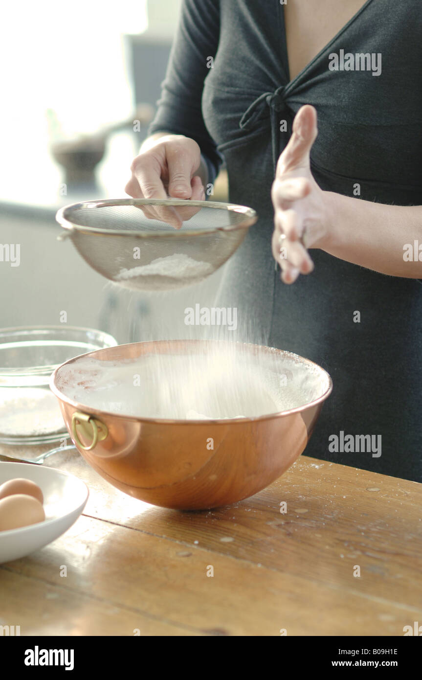 Chef preparing a recipe Stock Photo - Alamy