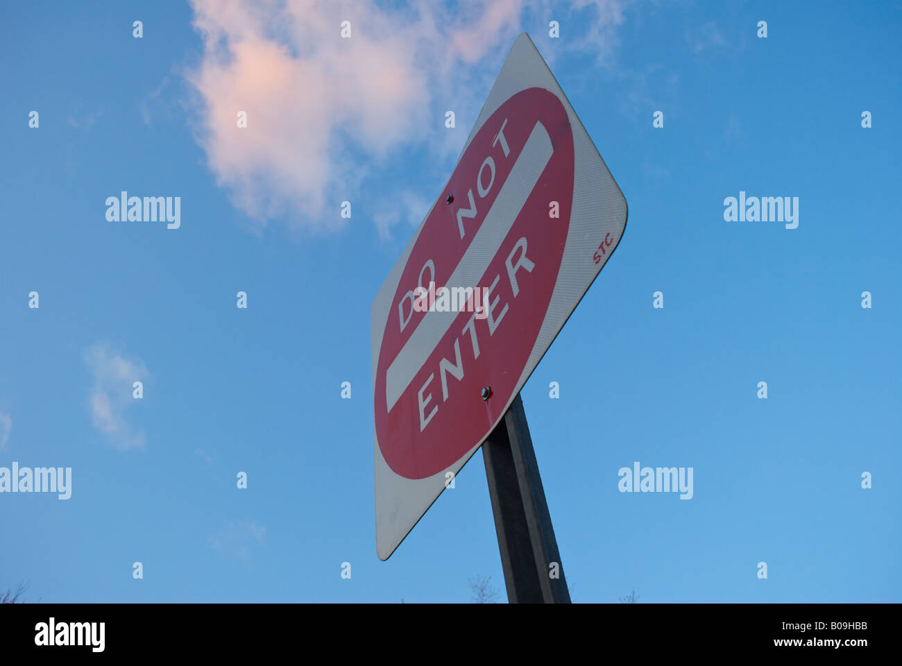 Do Not Enter street sign Stock Photo - Alamy