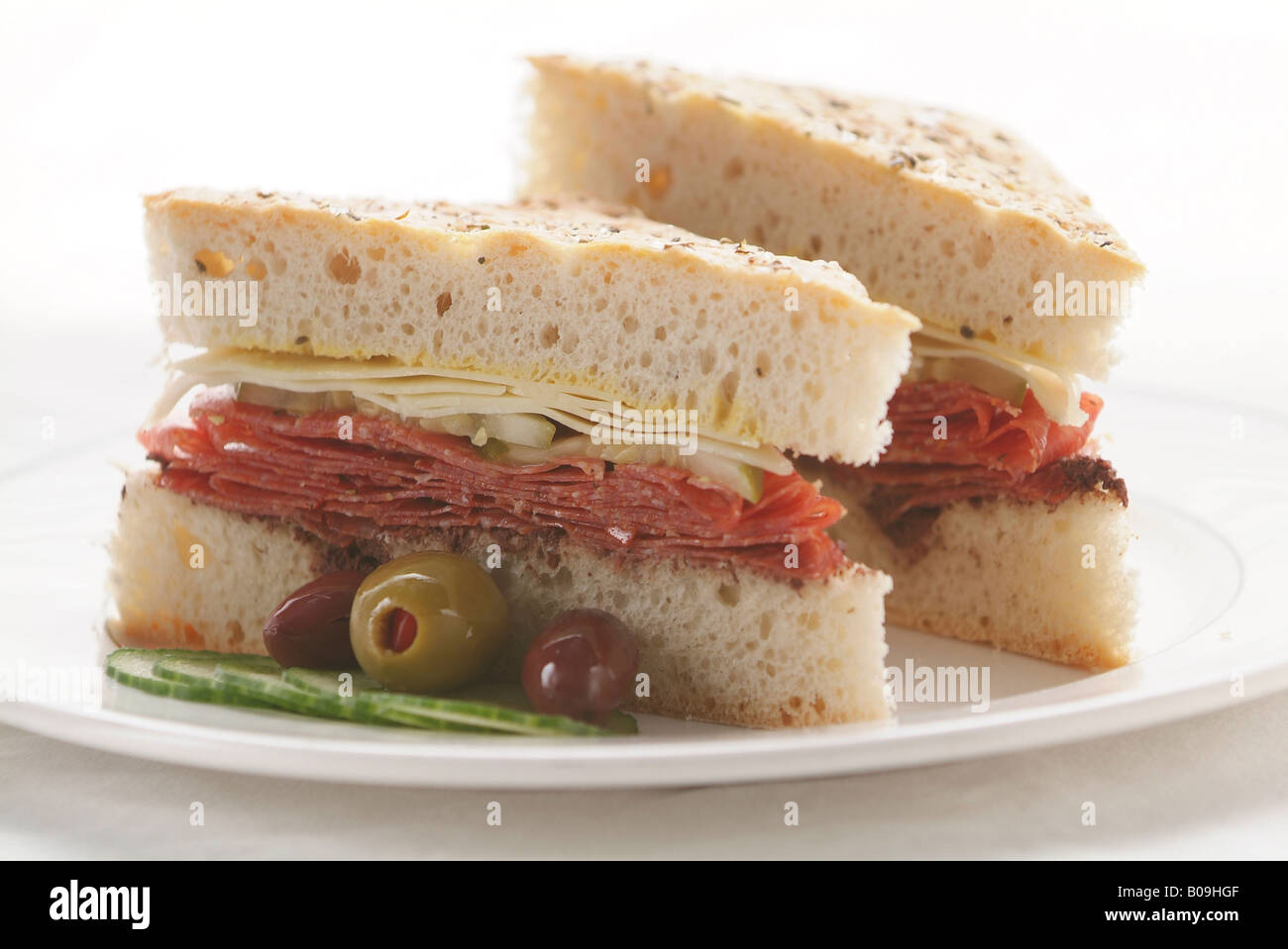 A deliciously prepared sandwich Stock Photo - Alamy