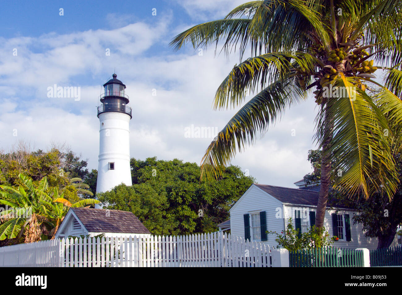 The historic Key West Lighthouse Key West Florida USA Stock Photo - Alamy