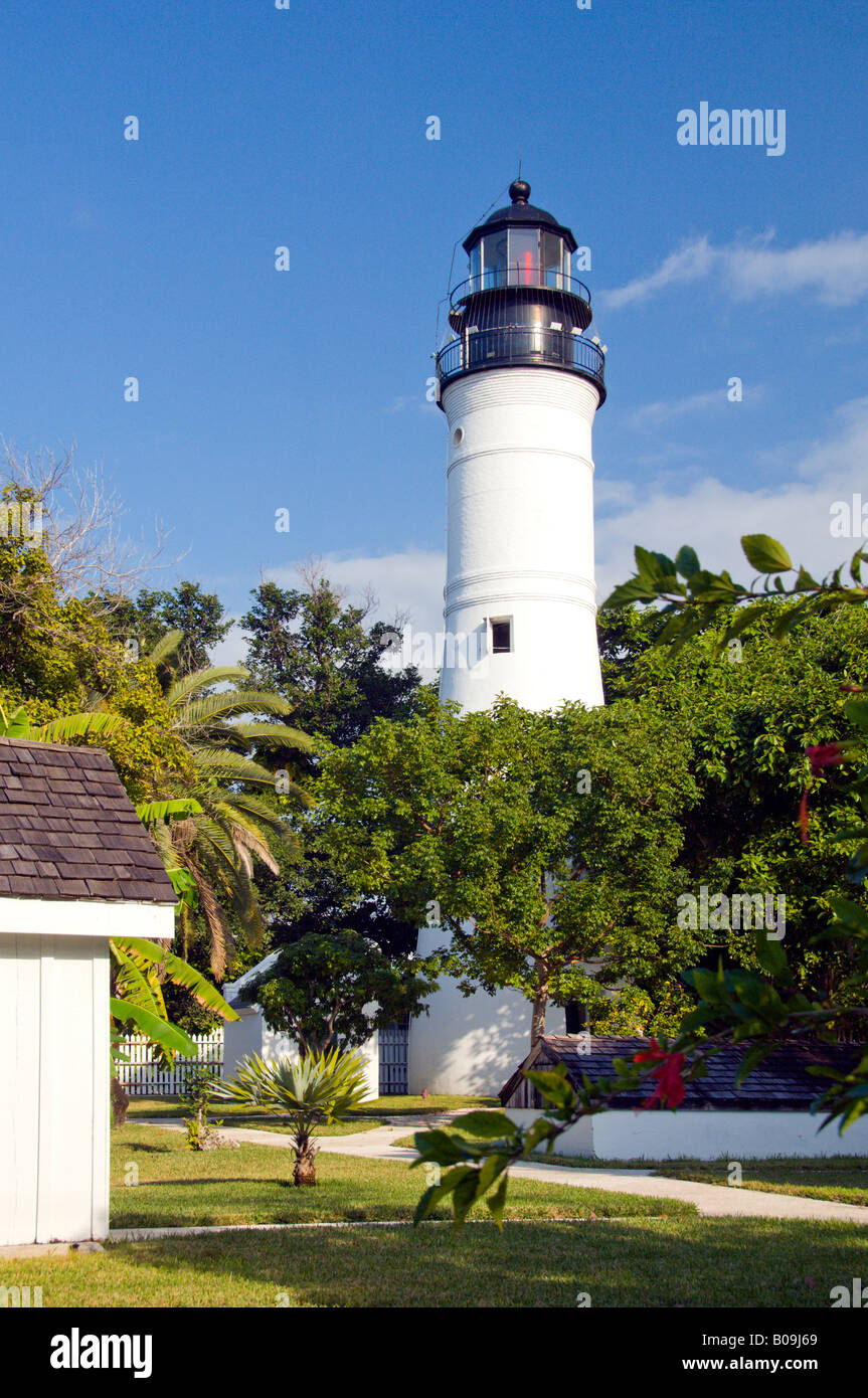 The historic Key West Lighthouse Key West Florida USA Stock Photo - Alamy