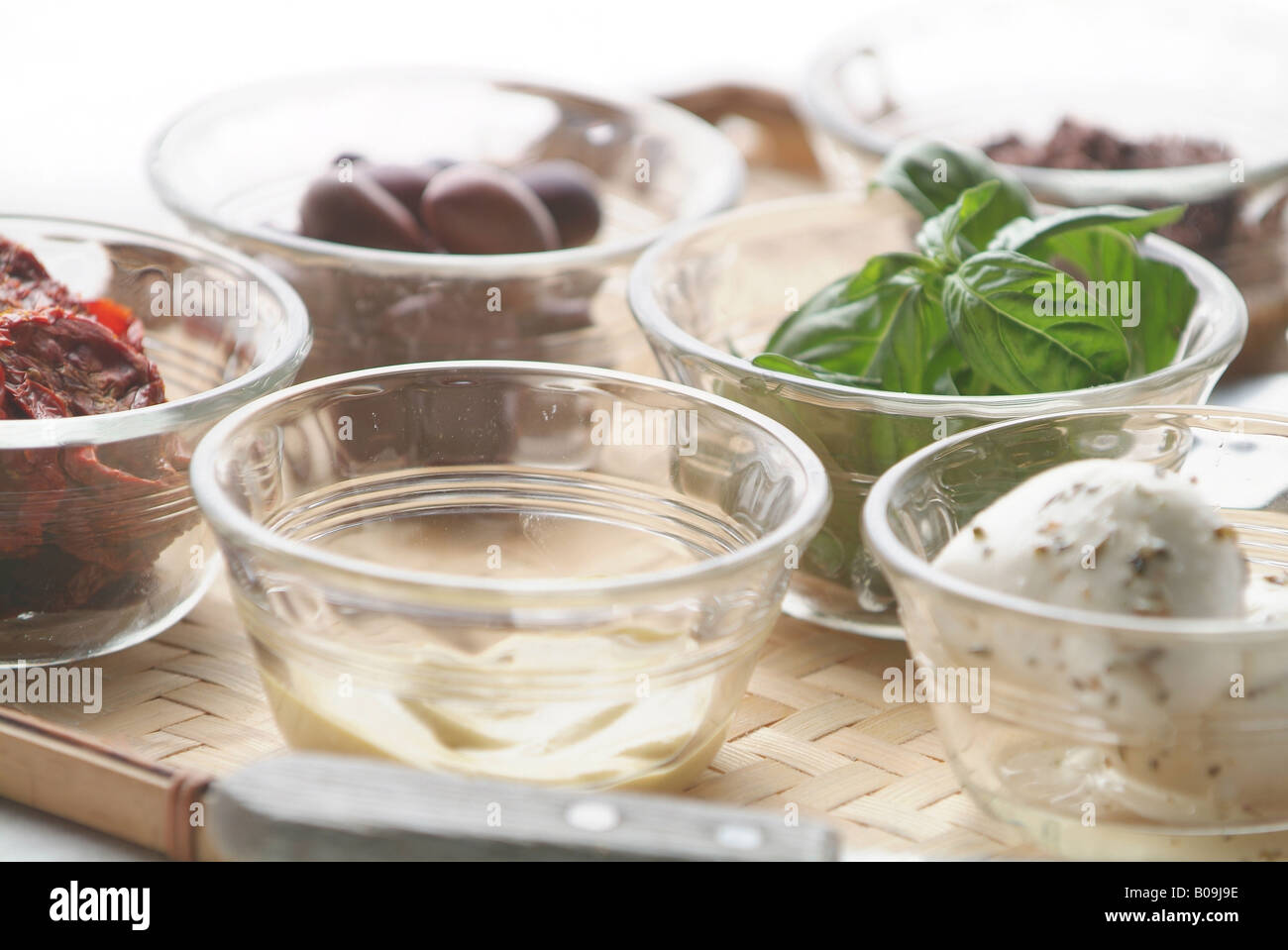 Ingredients laid out in preparation to cook Stock Photo - Alamy