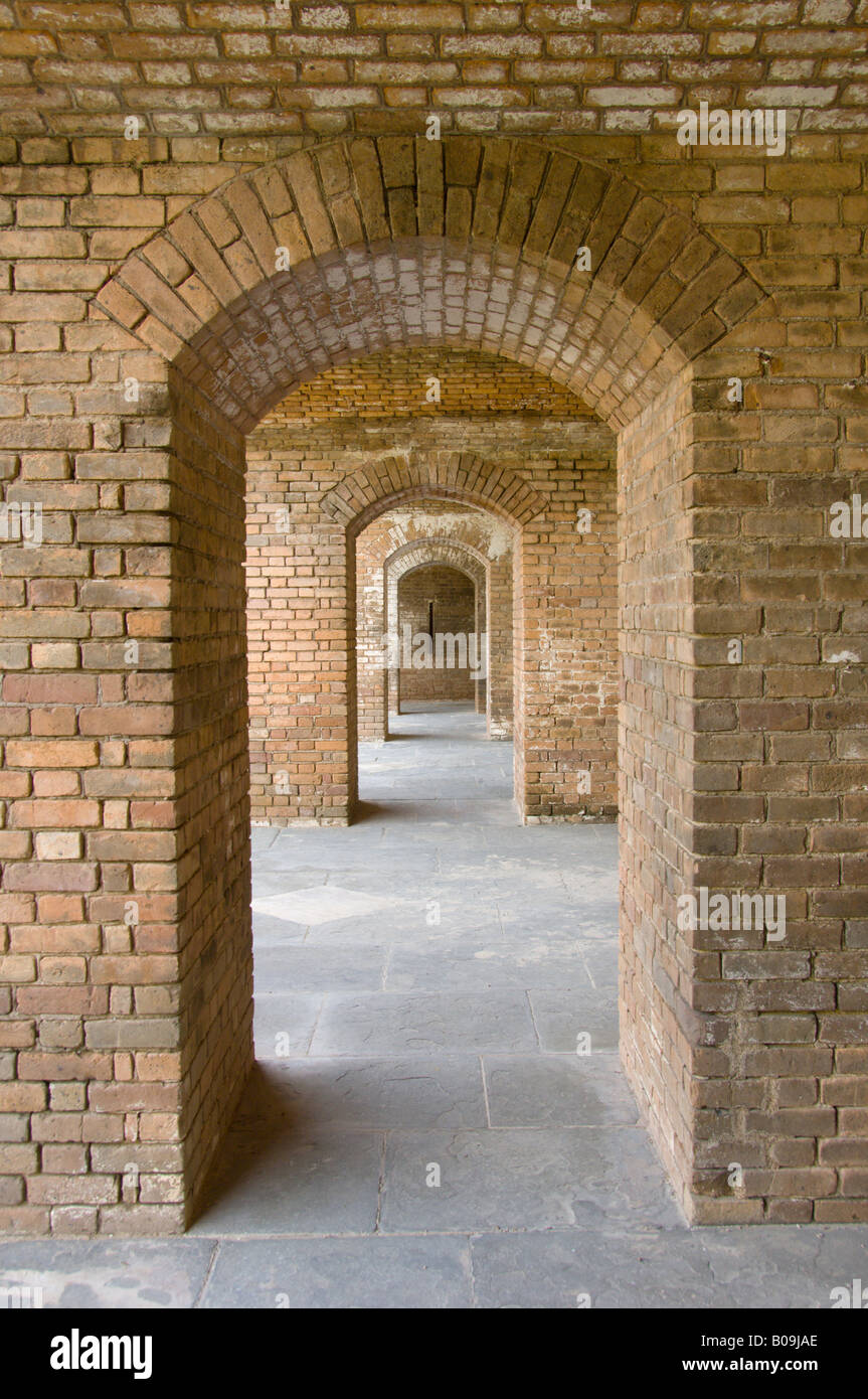 Interior doorways and chambers of Fort Jefferson and the Dry Tortugas ...