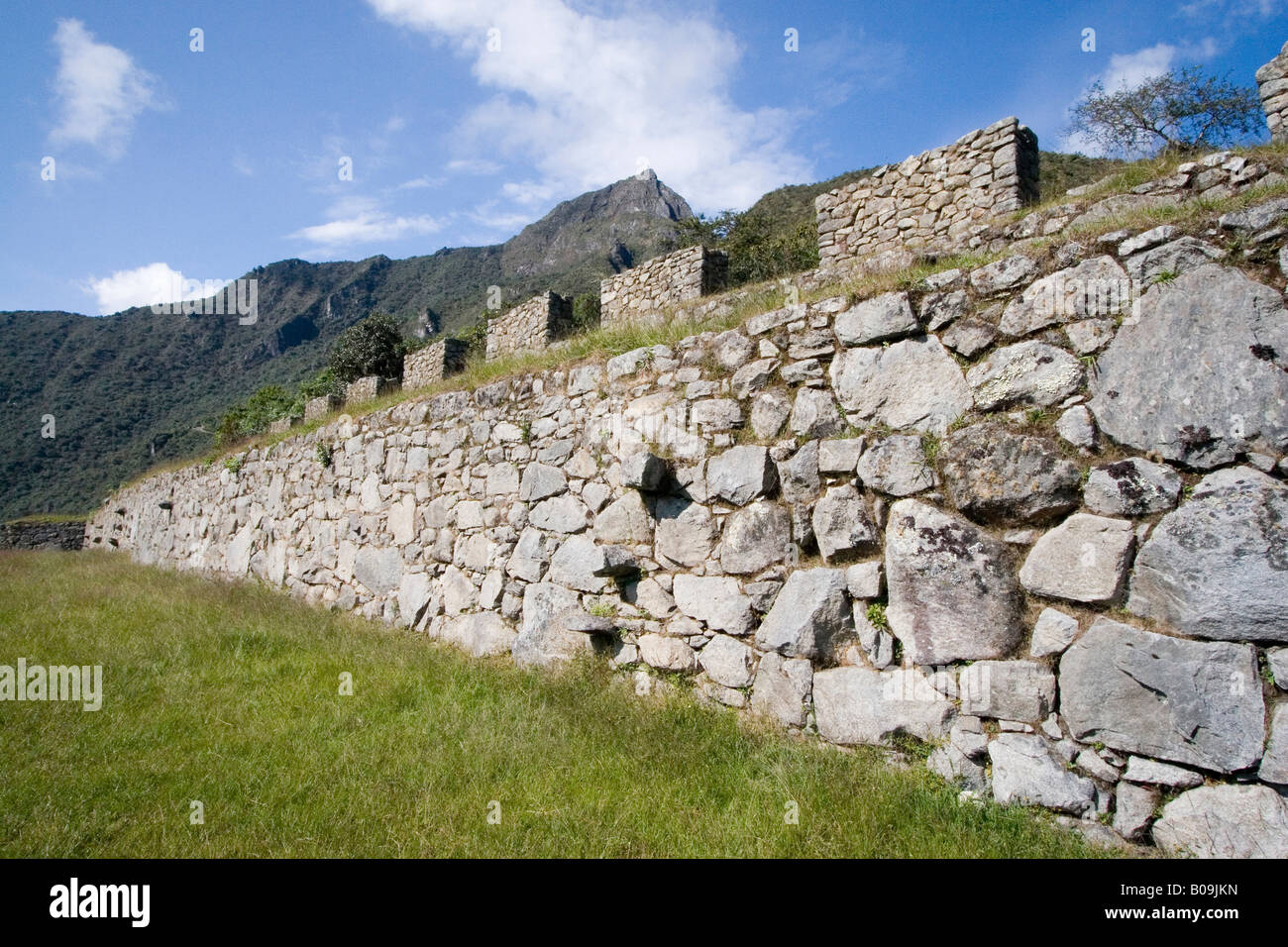 South America - Peru. Stonework and Inca steps in the lost Inca city of ...
