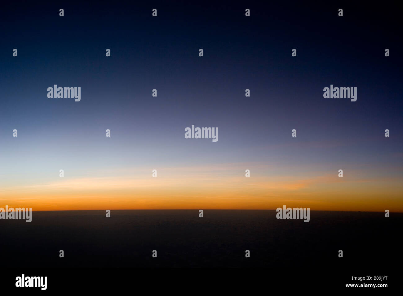 Heart horizon view from an airplane Stock Photo - Alamy