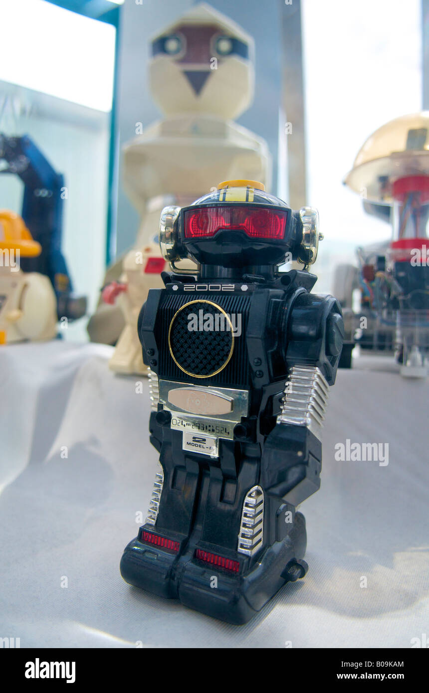 Toy robot on display at the Pacific Science Center, Seattle, Washington ...