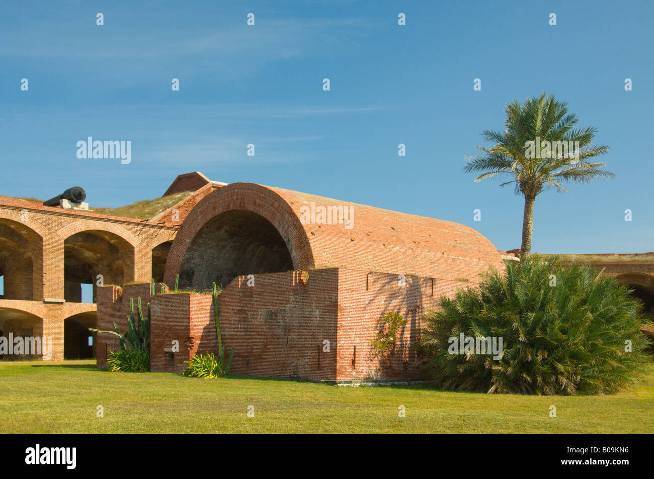 Inside Fort Jefferson and the Dry Tortugas National Park Florida USA ...