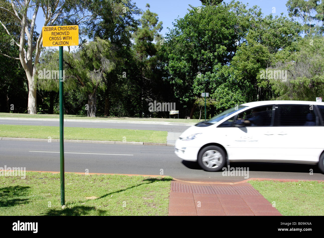 Road safety signboard, Western Australia Stock Photo - Alamy