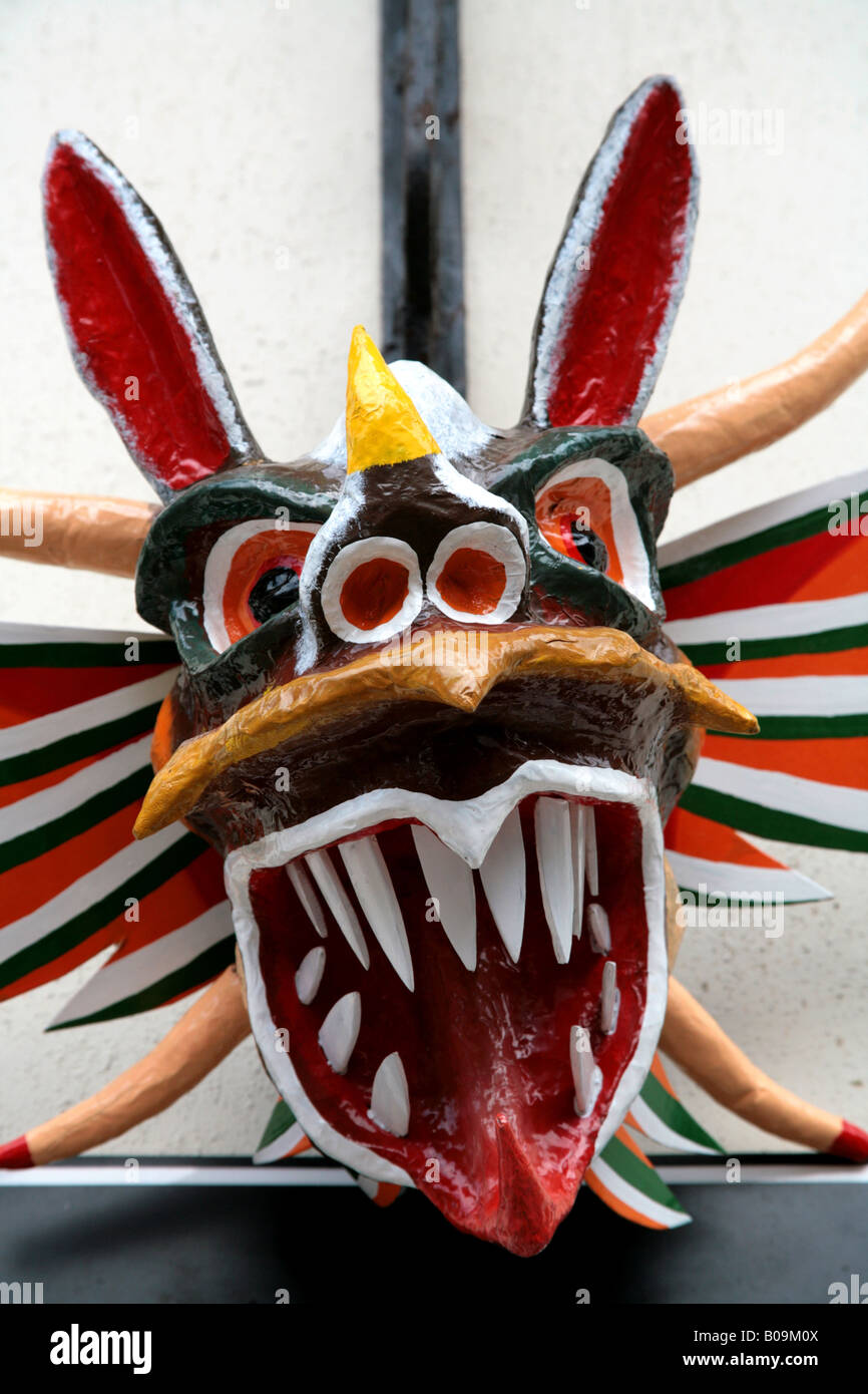 Views from Panama City the Casco Viejo or Casco Antiguo area devil mask ...