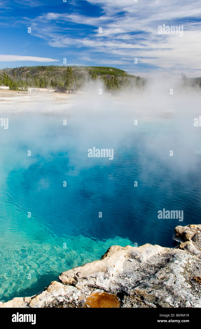 hot spring, Yellowstone National Park Stock Photo - Alamy