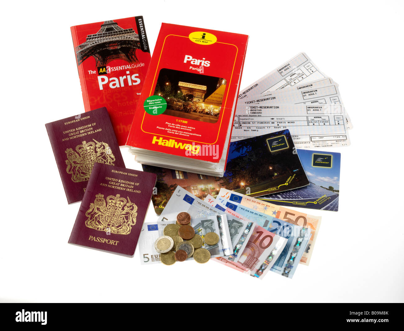 Passports to paris hi-res stock photography and images - Alamy