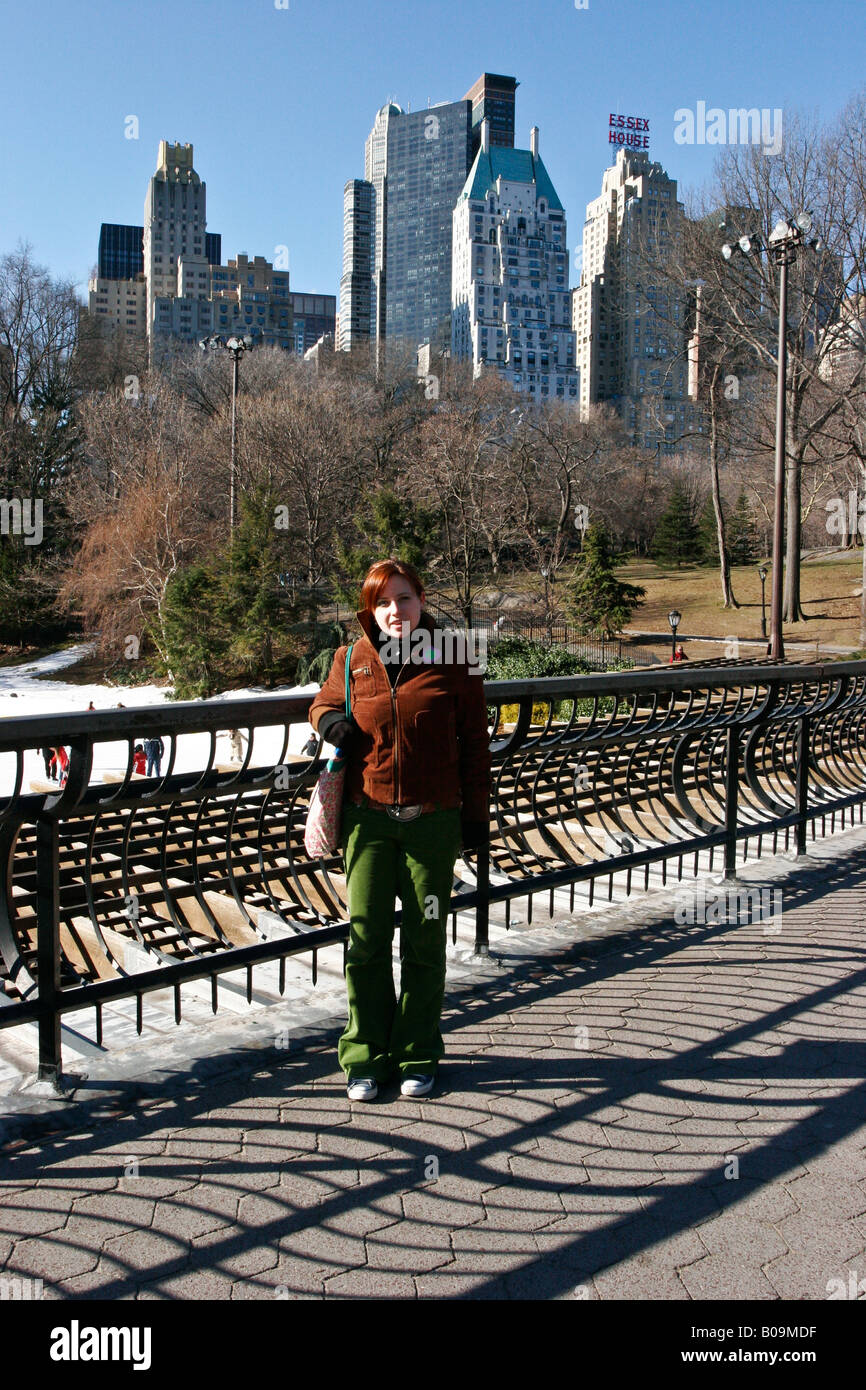 The Trump Woolman ice rink in Central Park, New York City, United ...