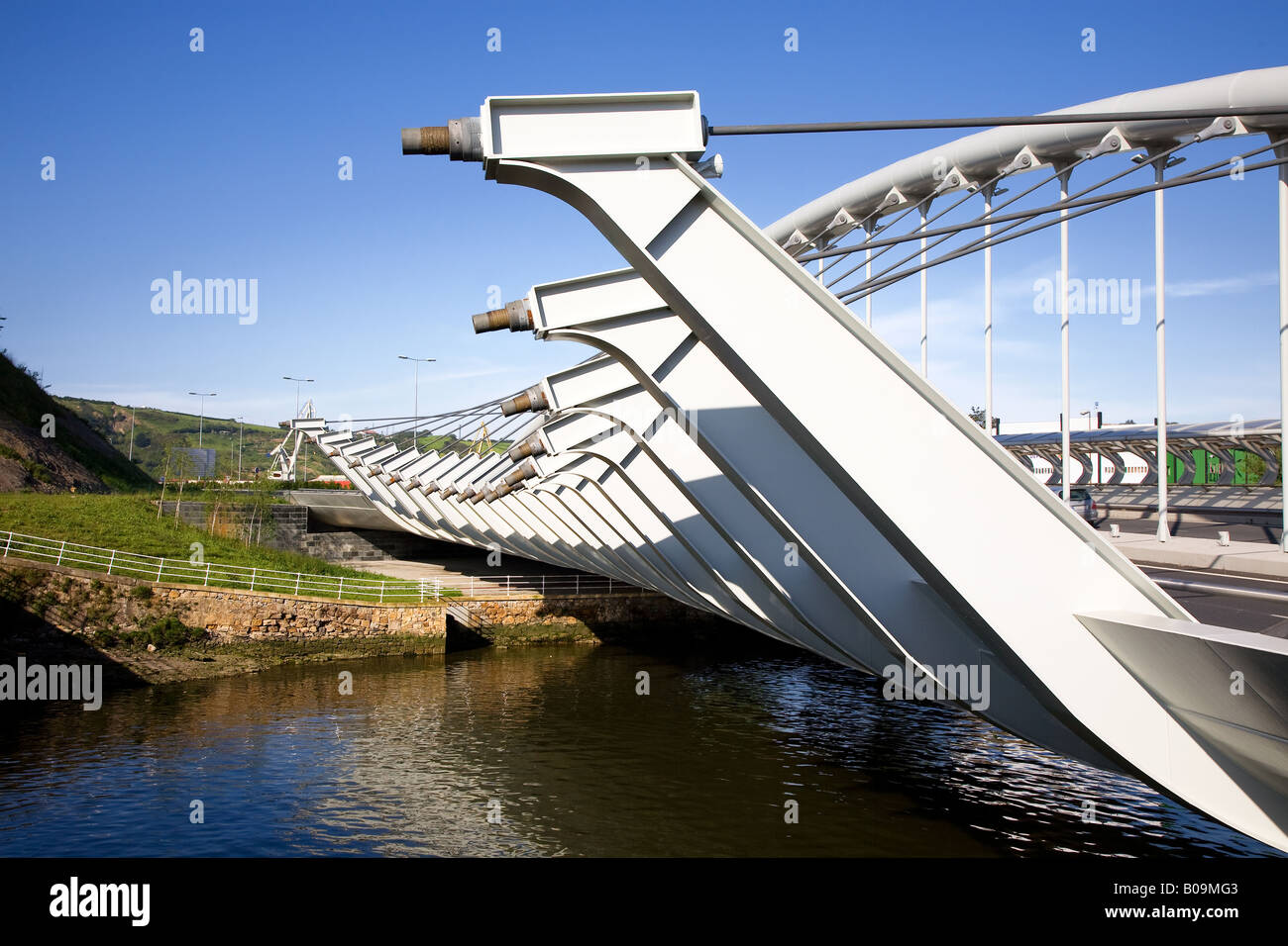 A modern bridge structure 2 Stock Photo - Alamy