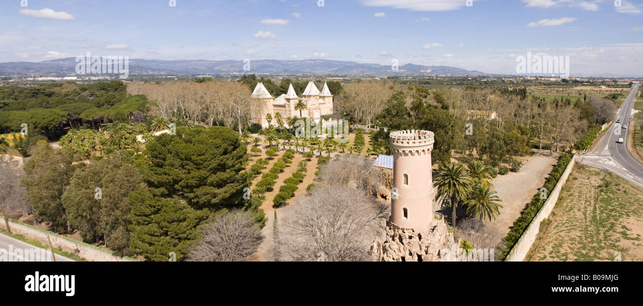 aerial panoramic view of park sama Stock Photo - Alamy