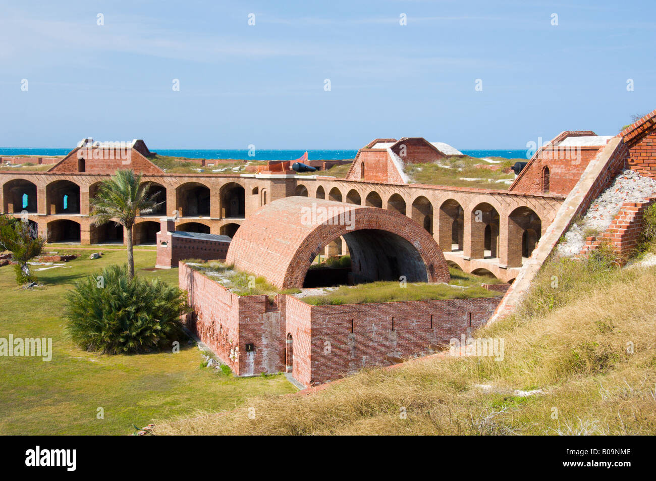 Fort Jeffereson and the Dry Tortugas National Park Florida USA Stock ...