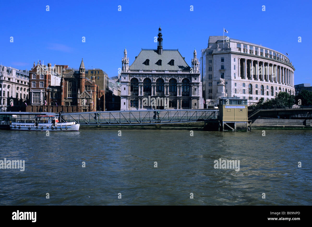 Blackfriars Millennium Pier, Victoria Embankment, City of Westminster ...