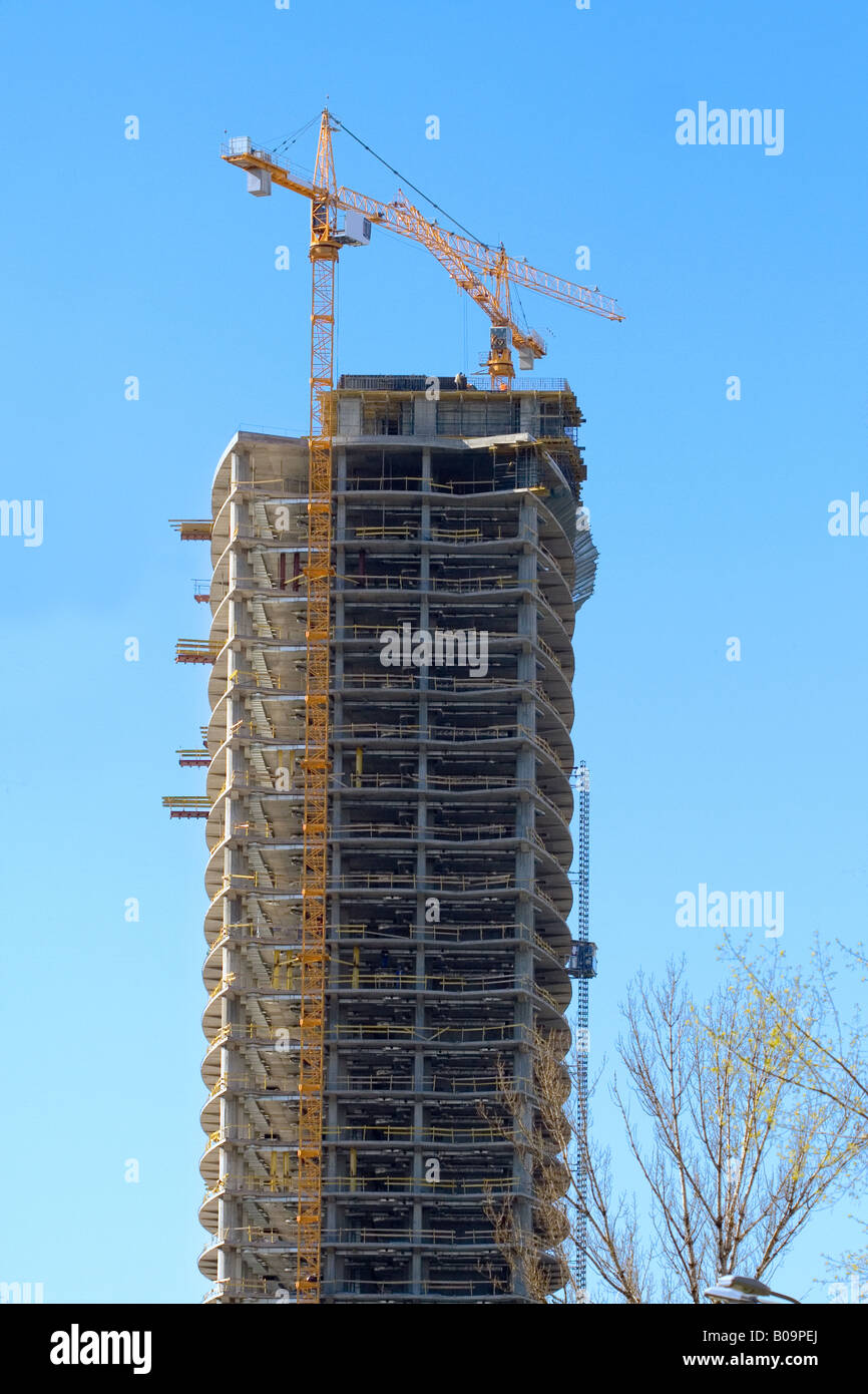 Modern building in construction Stock Photo - Alamy