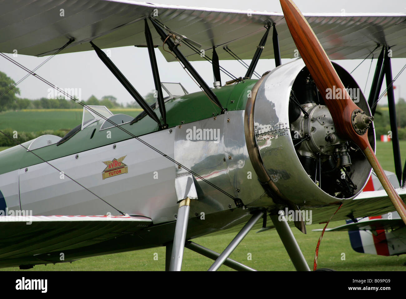 AVRO TUTOR 1930'S RAF TRAINER AIRCRAFT AND PILOT,SH Stock Photo - Alamy