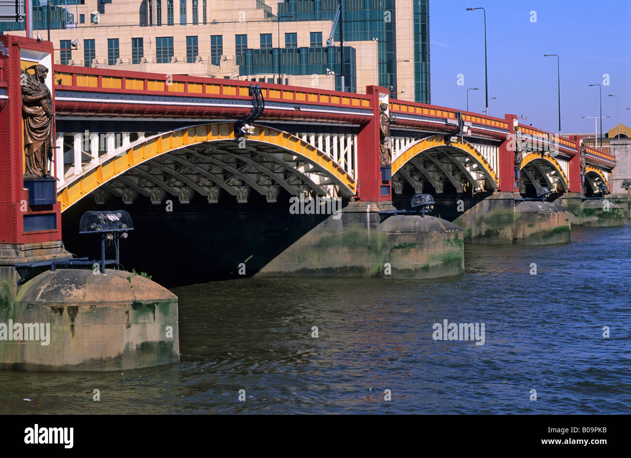 Vauxhall Bridge, River Thames, London, England, UK Stock Photo - Alamy