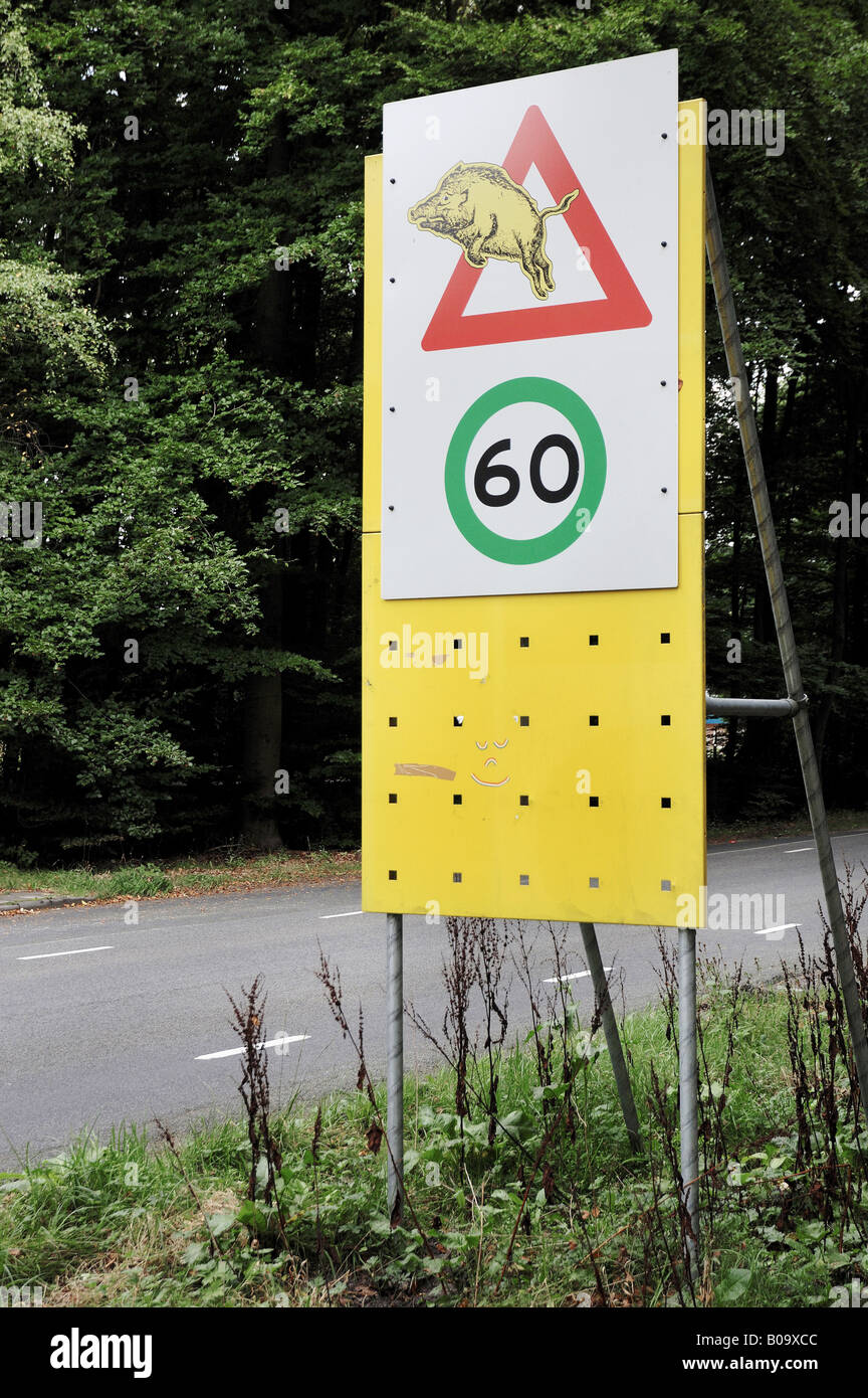 Boar Traffic Sign High Resolution Stock Photography and Images - Alamy