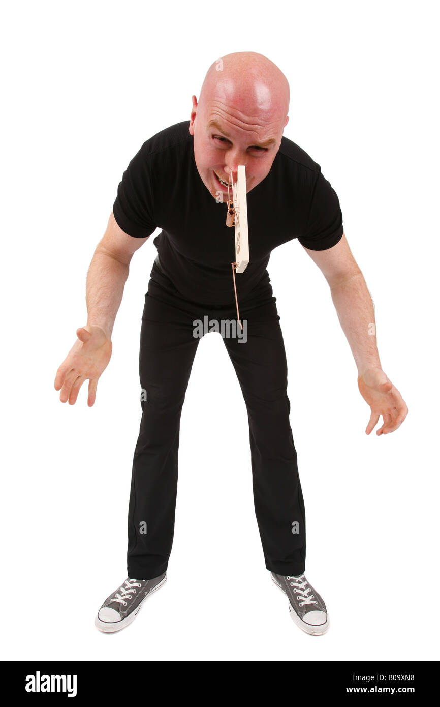 Turn of bald head Cut Out Stock Images & Pictures - Alamy