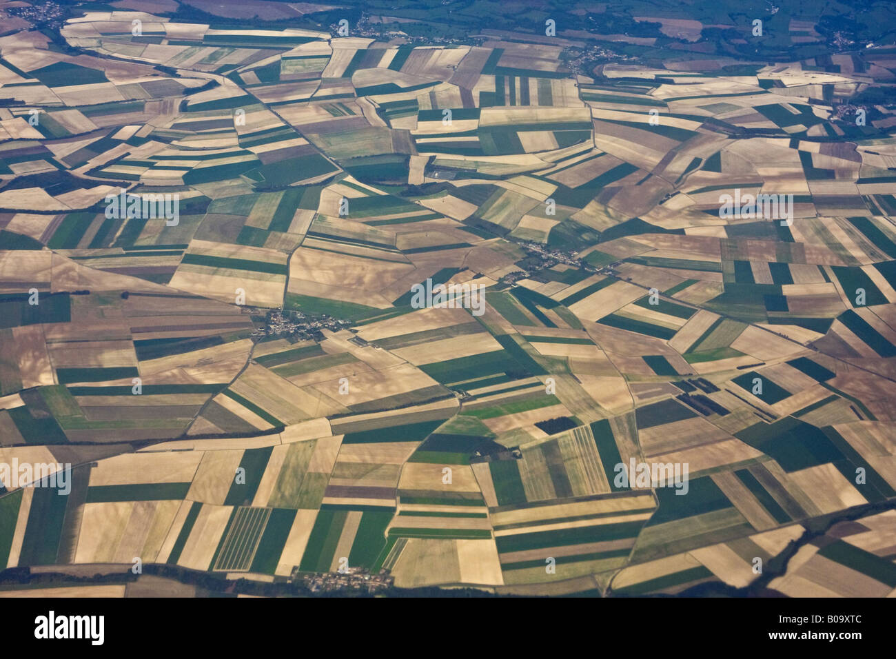 farmland in Belgium, areal photo, Belgium Stock Photo - Alamy