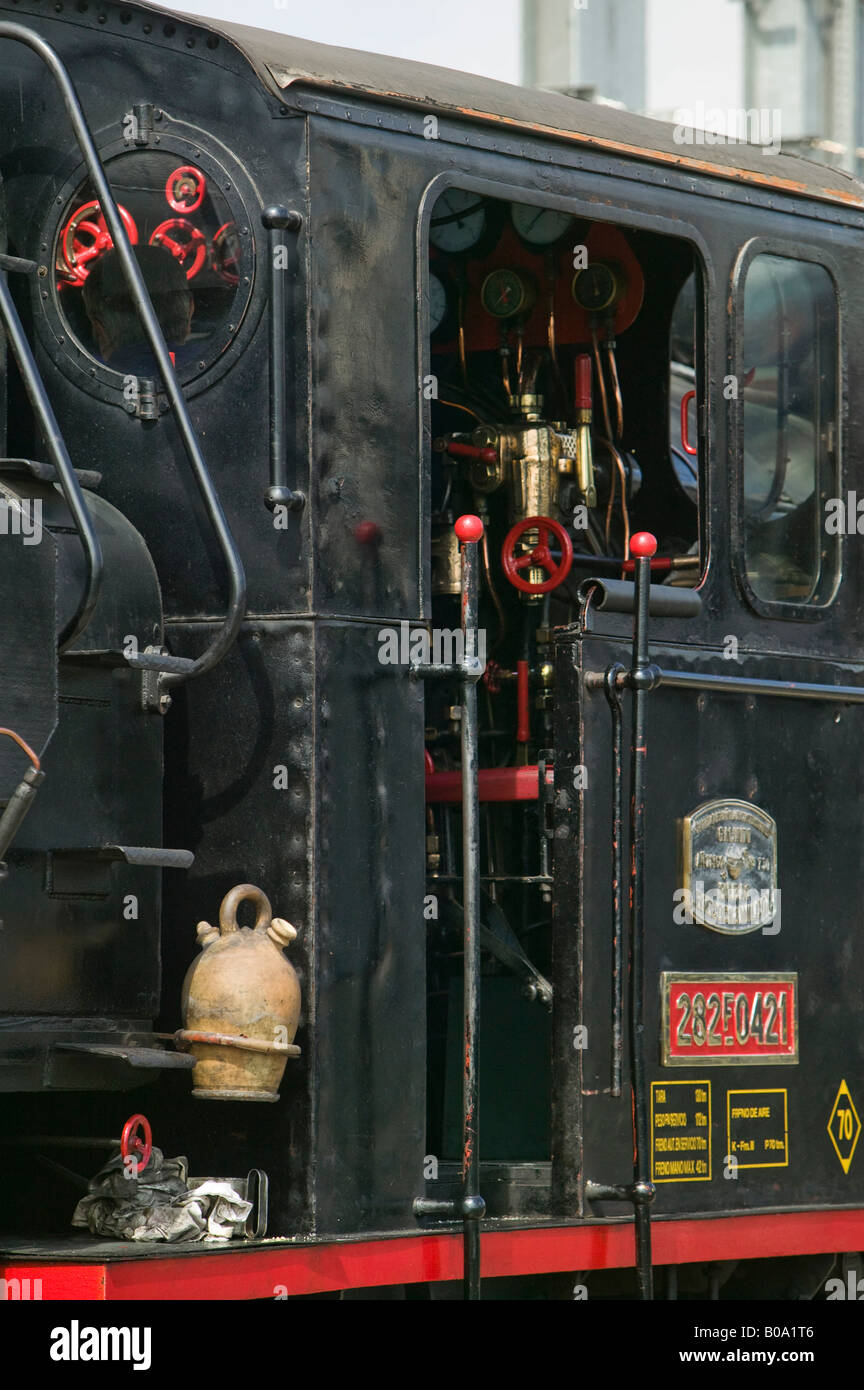 Old steam railway engine Stock Photo - Alamy