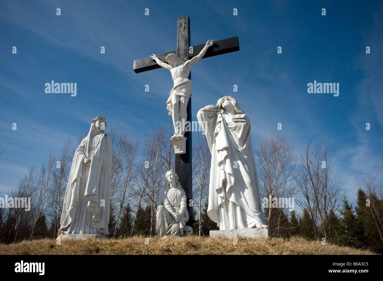 Country graveyard outside St. Christine, Quebec Canada Stock Photo - Alamy