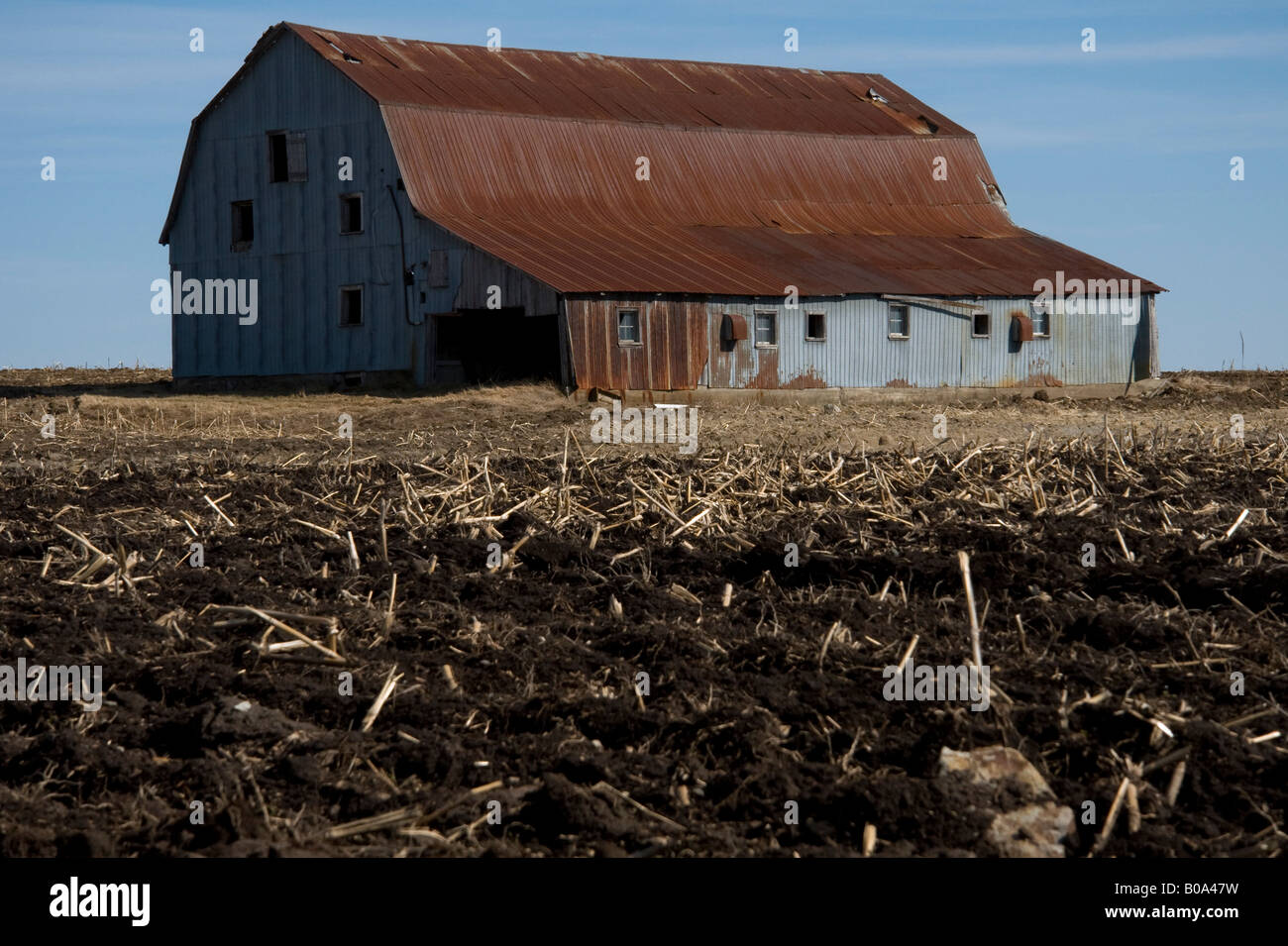 An abandoned barn outside St. Christine, Quebec, Canada Stock Photo - Alamy