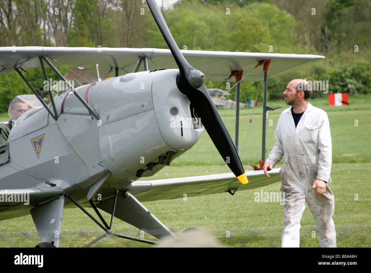 BUCKER BESTMANN VINTAGE AIRCRAFT,SHUTTLEWORTH Stock Photo - Alamy
