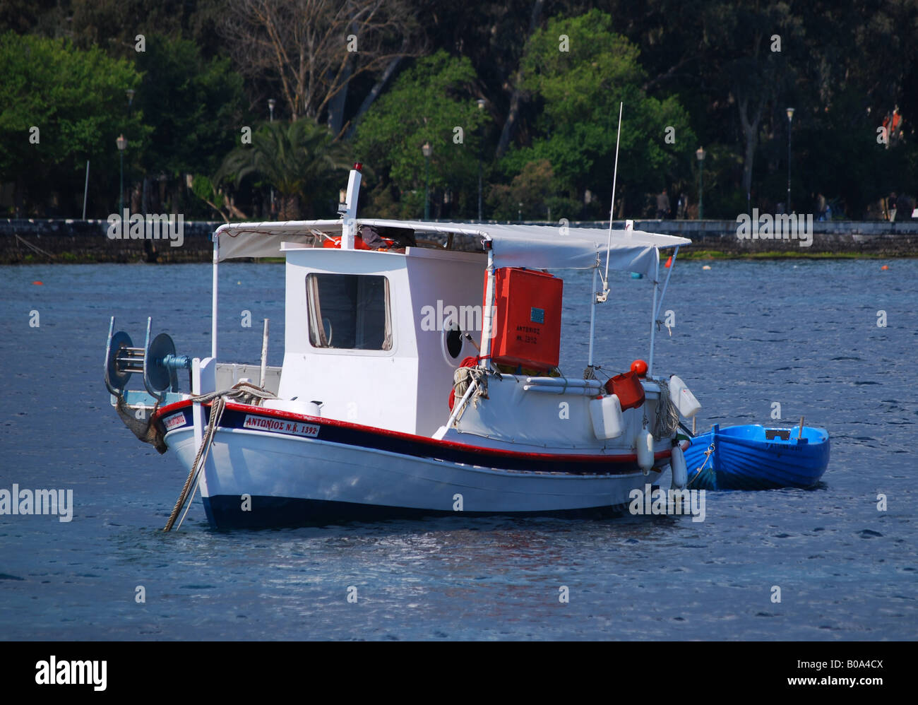 A small fishing boat Stock Photo - Alamy