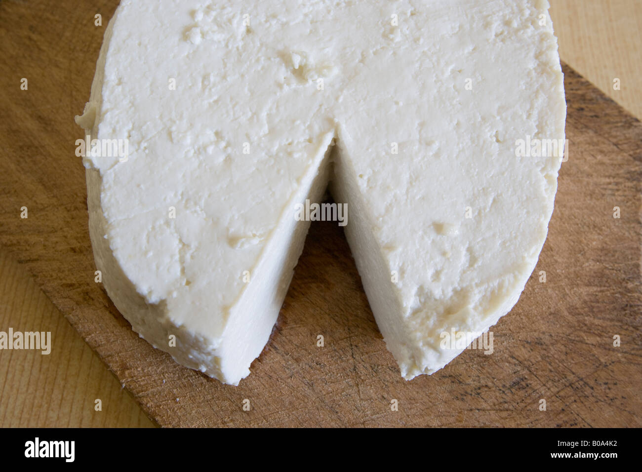 Traditional Mizithra Greek Cheese Stock Photo - Alamy