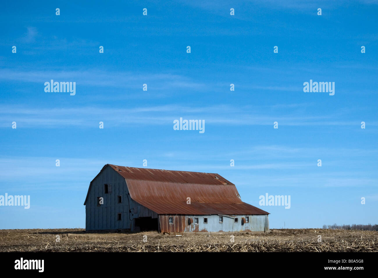 A derelict barn outside St. Christine, Quebec, Canada Stock Photo - Alamy