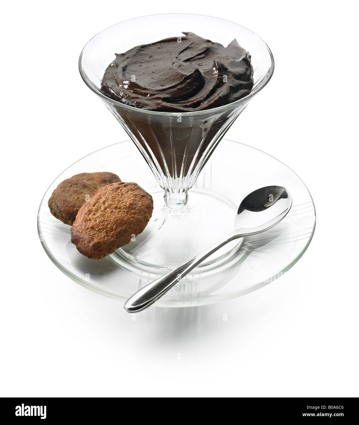 chocolate sabayon dessert Stock Photo - Alamy