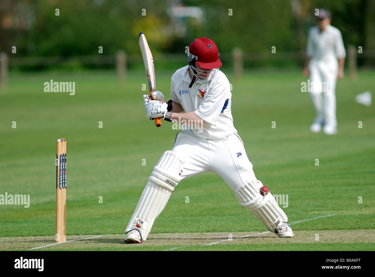 Cricketer wearing hat hi-res stock photography and images - Alamy