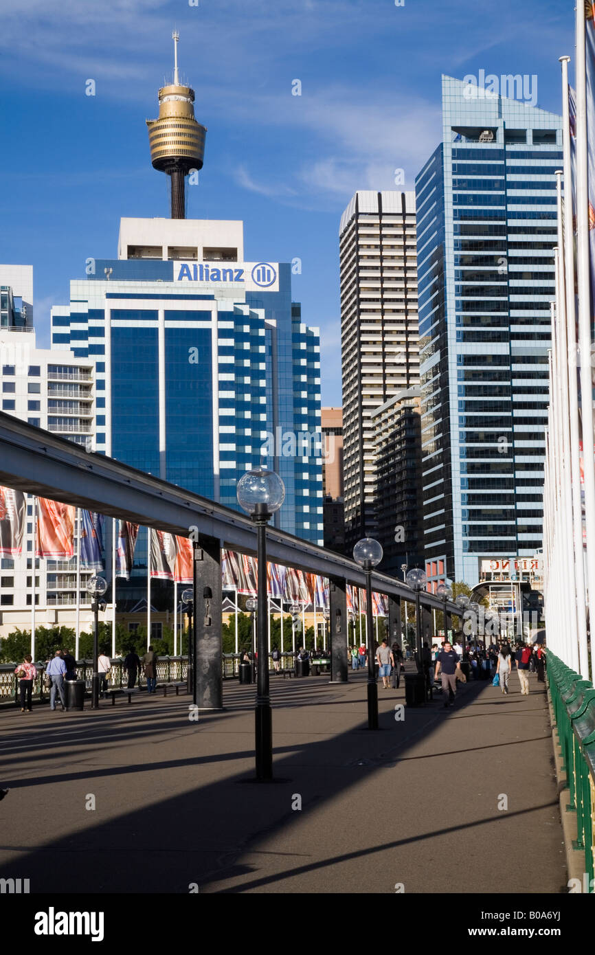 Darling harbor sydney monorail hi-res stock photography and images - Alamy