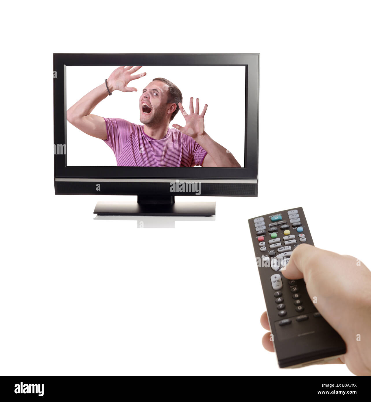 Don’t change that channel Stock Photo - Alamy