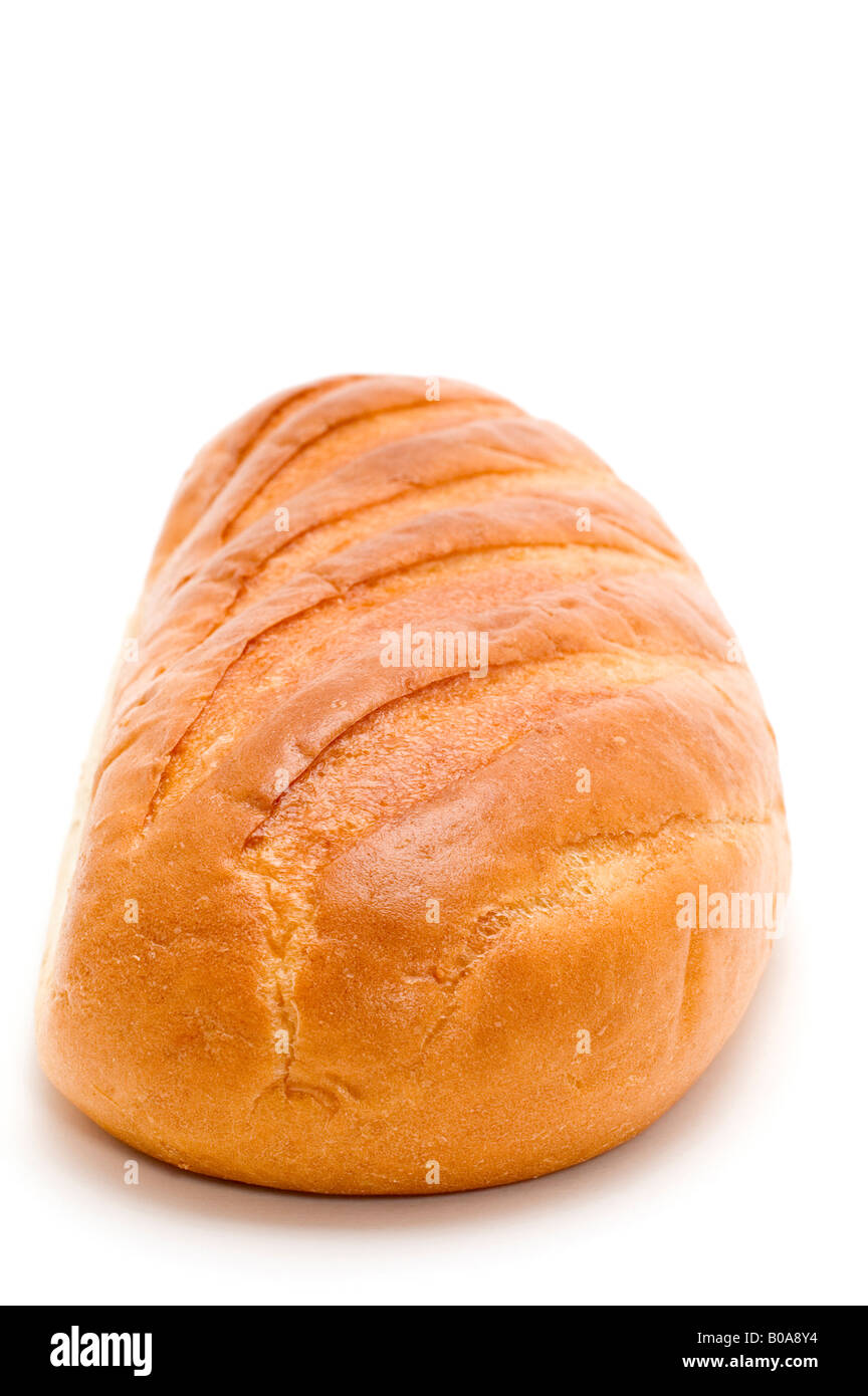 object on white food white bread Stock Photo - Alamy